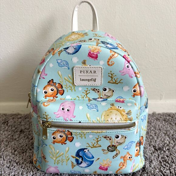 Loungefly | Bags | Loungefly Disney Pixar Find Nemo Collage Mini ...